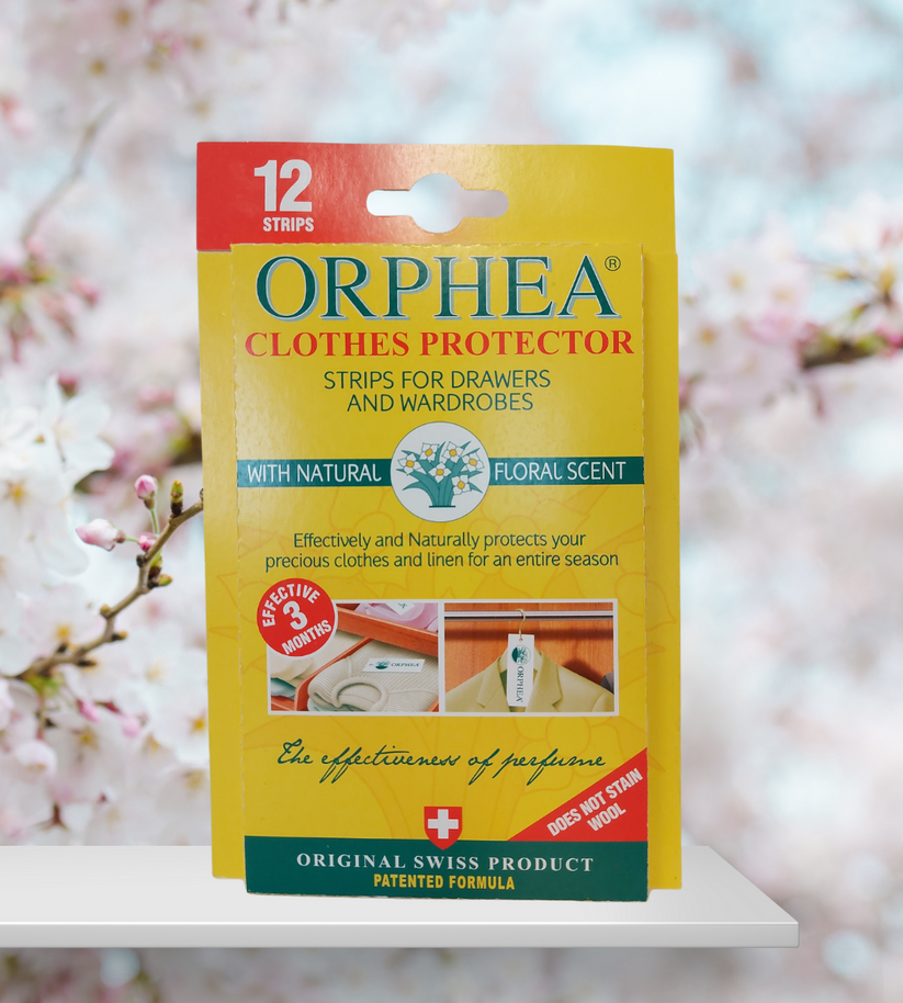 ORPHEA Clothes Protector & Refresher Strips - Pack of 12 (Flowers Frag ...